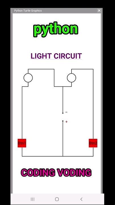 Light Circuit With Python Python Se Circuit Programming Shorts