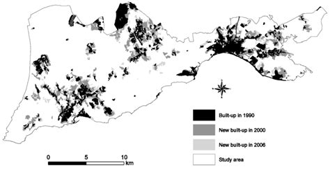 Urban Land Cover Changes Between And Download Scientific
