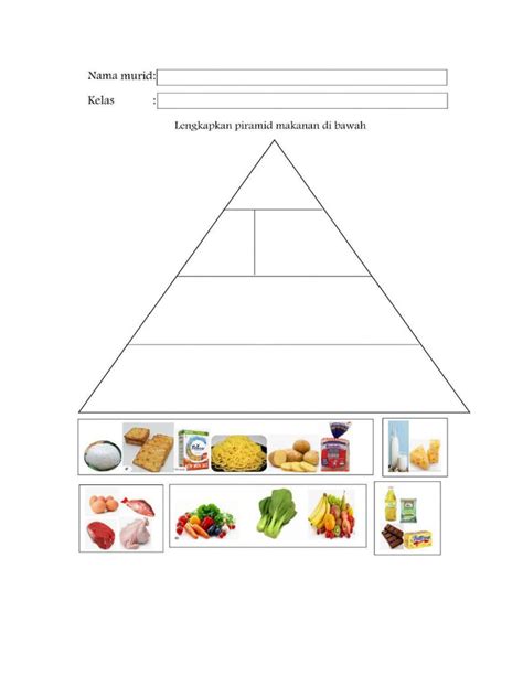 Lembaran Kerja Piramid Makanan Pdf