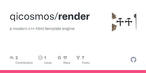 Github Qicosmosrender A Modern C Html Template Engine