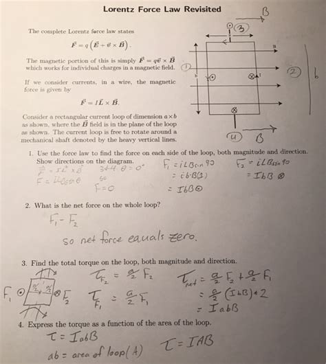 Solved Lorentz Force Law Revisited 3 The Complete Lorentz