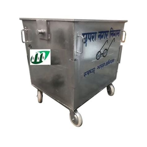 1100l Ss Garbage Container Color Silver At Best Price In Patna Mmn Trading And Equipment