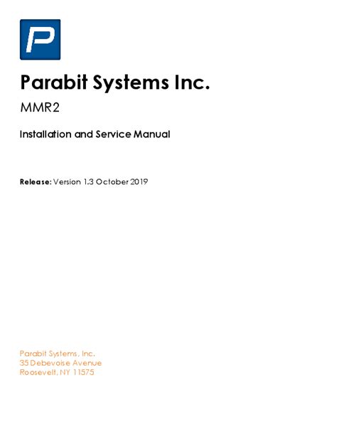 Parabit Systems Inc Device Database