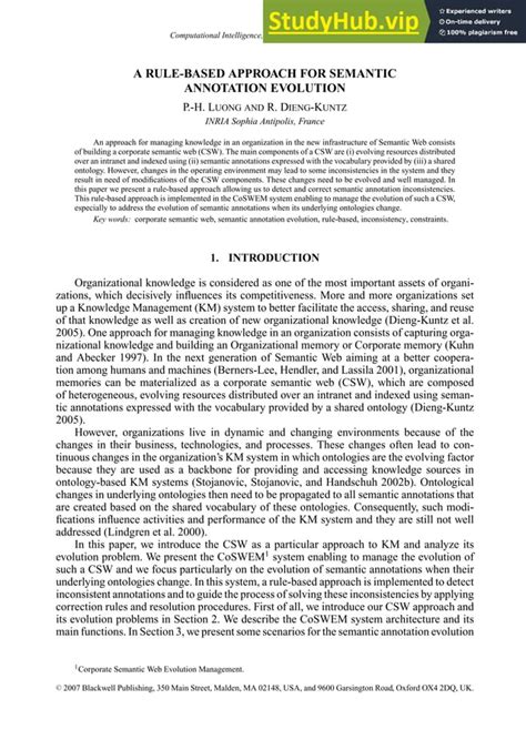 a rule based approach for semantic annotation evolution pdf