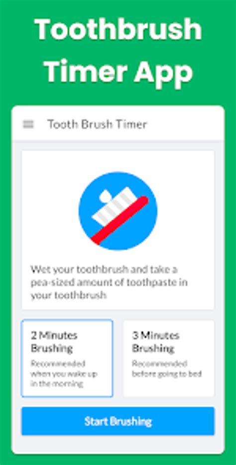 Toothbrush Timer App For Android Download