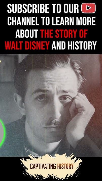 How Did Walt Disney Start His Own Business Shorts Youtube