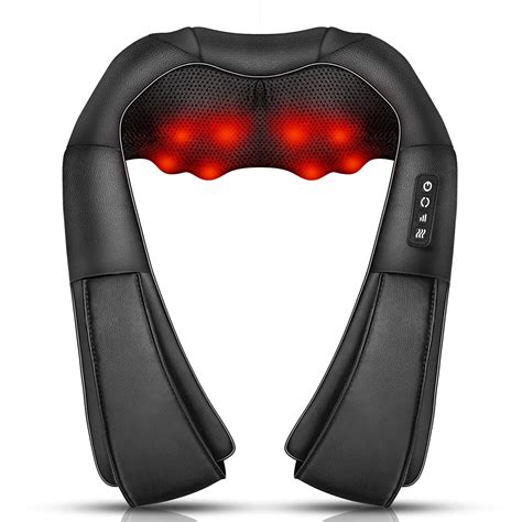 Ikristin Neck Massager With Heat Shiatsu Massager For Neck Back