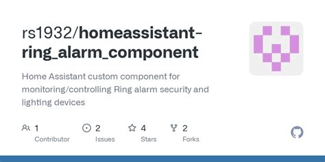 Github Rs1932homeassistant Ringalarmcomponent Home Assistant Custom Component For