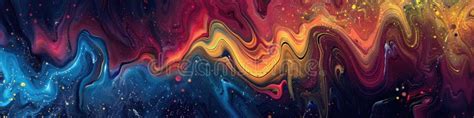 Vibrant Abstract Background Featuring Fusion Of Colors With Swirling Patterns Of Blue Orange