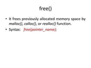 Dynamic Memory Allocation DMA PPTX Programming Languages Computing
