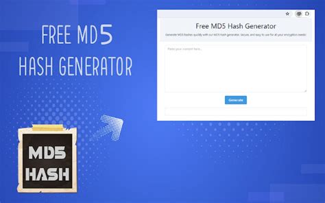 Free MD5 Hash Generator para Google Chrome Extensão Download