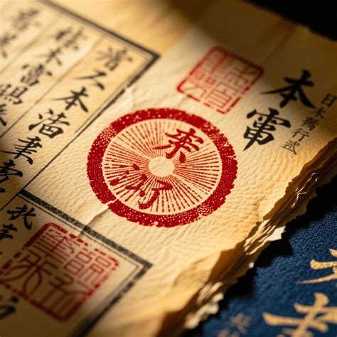 Free Ancient Japanese Seal Image Hanko Seal Vermilion Download At
