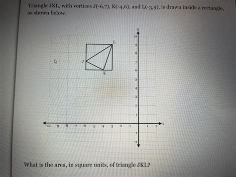 solved triangle jkl with vertices j 6 7 kc 4 6 and