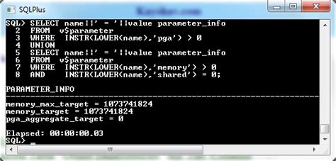 Oracle Database Pgamemory Setting