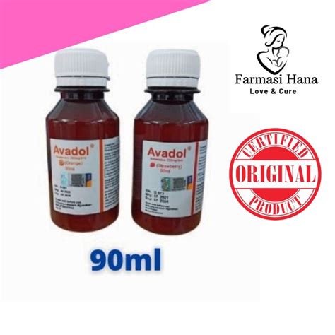 AVADOL PARACETAMOL PCM SYRUP 90ML Shopee Malaysia