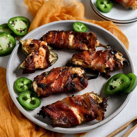 Bacon Wrapped Stuffed Jalapeños Recipe Farm Flavor Recipe