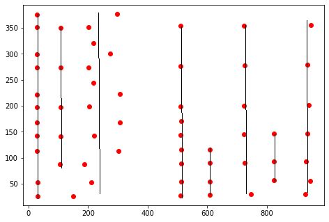 Python How To Sort Array Of Coordinates To Groups Of Column Coordinates Stack Overflow