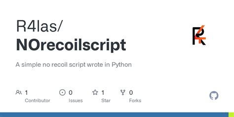 GitHub R Las NOrecoilscript A Simple No Recoil Script Wrote In Python