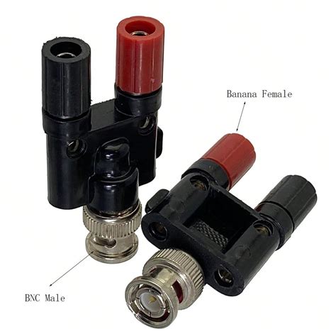 4 Type Bnc Male Female To 2x 4mm Dual Banana Female Male Socket Binding Post Rf Coax Coaxial