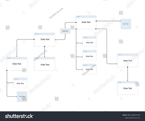Flowchart Ui Ux Flow Flowchart Stock Illustration 2048437430 Shutterstock