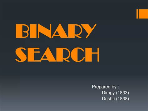 Binary Search Design And Analysis Of Algorithms Pdf
