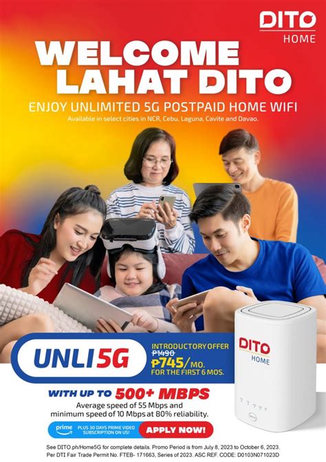 Dito Home Unli G Promises Mbps Wi Fi From Only P Astig Philippine News Reviews