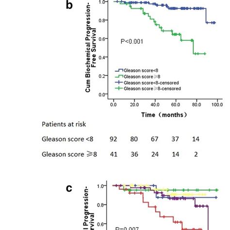 Actuarial Survival Analysis Of Patients A Overall Bpfs B Bpfs In