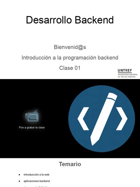Backend Clase 01 Pdf Software De La Aplicacion Red Privada Virtual