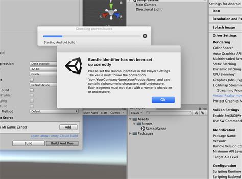 bundle identifier has not been set up correctly weps tech