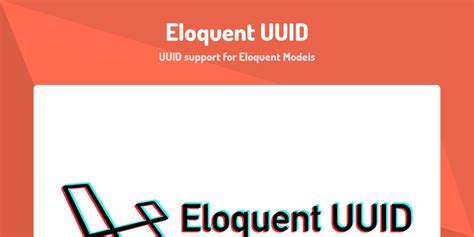 Eloquent Uuid Uuid Support For Eloquent Models Made With Laravel