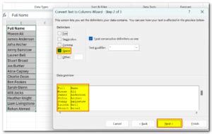 How To Split Cells In Excel In Different Ways