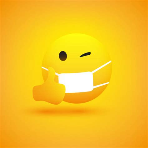 6900 Smiley Face With Mask Stock Illustrations Royalty Free Vector