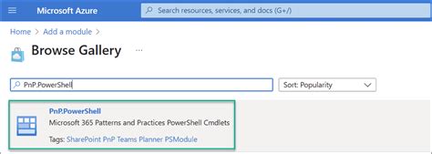 run pnp powershell from azure automation denis molodtsov blog