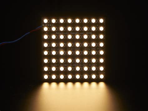 Adafruit Neopixel Neomatrix Rgbw Warm White K Id Adafruit