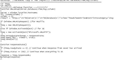 Lotus Notes And Domino Tips Tricks And Ajax Ajax Dblookup To Get