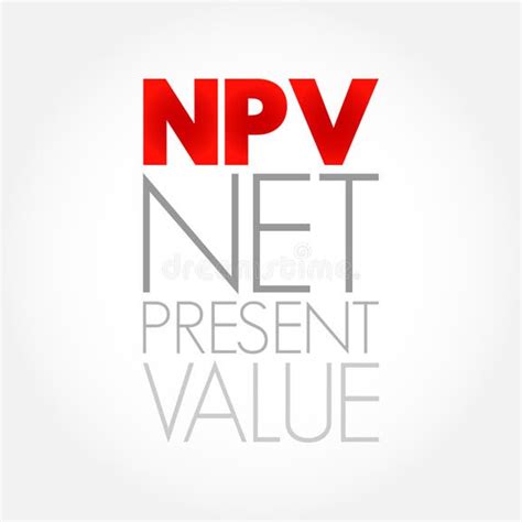 Npv Net Present Value The Cash Flows At The Required Rate Of Return