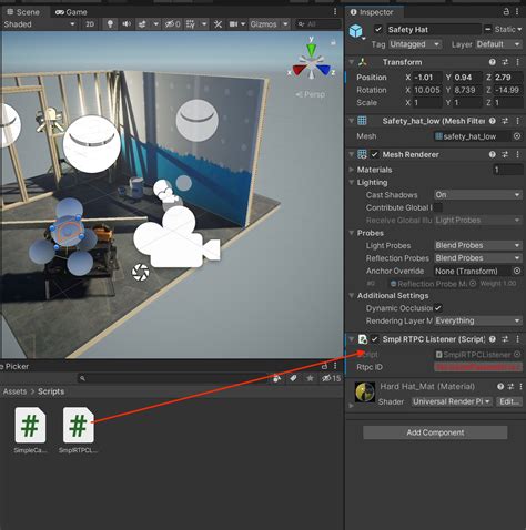 how to create audio reactive objects using wwise and unity