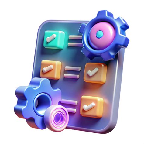 Streamlined Workflow Checklist Gear Integration 56093388 Png