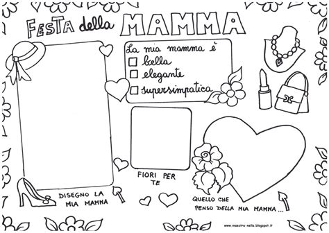 Festa Della Mamma Da Colorare