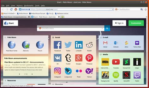 cómo instalar pale moon en ubuntu 18 04