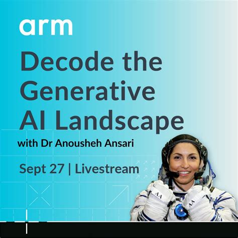learn about generative ai from dr anousheh ansari arm posted on the