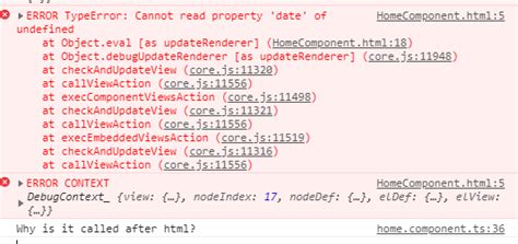 Angular Html Trying To Load Interpolation Before Constructor On