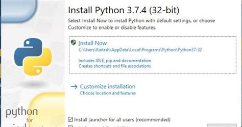 KAILASH S BLOGS How To Install Python On Windows