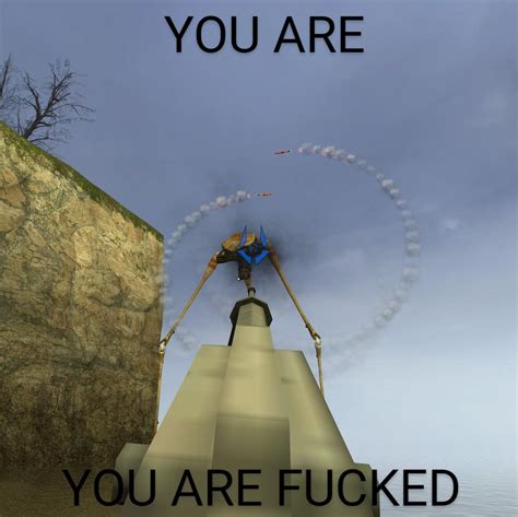 Was Messing Around With A Mod That Lets You Drive A Combine Apc And Got