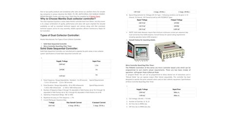 High Performance And Cost Effective Dust Collector Controller Dust Collector Controller Page 3
