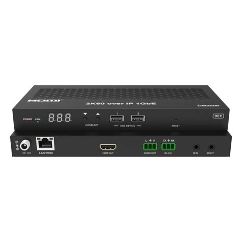 1080p H265 Av Over Ip Decoder Honorstand Technology Colimited