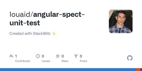 github louaid angular spect unit test created with stackblitz ⚡️