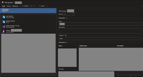 Azure Devops Build Task Groups Choose Which Build Variables Are