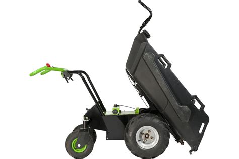 Грузовая самоходная электротележка с самосвальным кузовом ETESIA 180 л ...