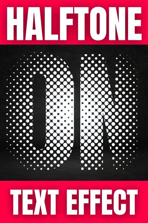 Halftone Text Effect Tutorial In Canva
